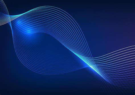 Abstract Technology Background Overlapping Curves Represent Big Data Technology Collected By