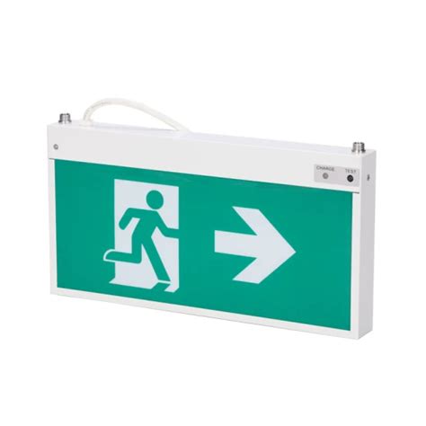Customized Ceiling Mounted Emergency Exit Sign Rechargeable LED Emergency Light Exit Sign LED