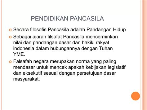 Pendidikan Pancasila Materi Pptx
