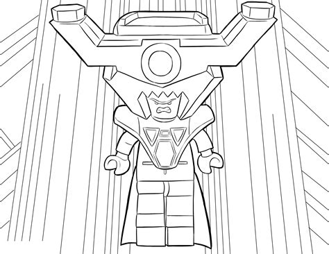 Розмальовка Лего Фільм