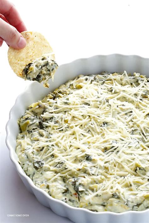 Slow Cooker Spinach Artichoke Dip Gimme Some Oven