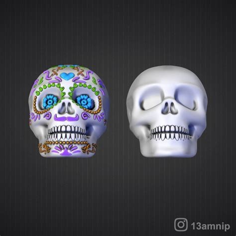 Mexican Skull Calavera 3d Model 3d Printable Cgtrader