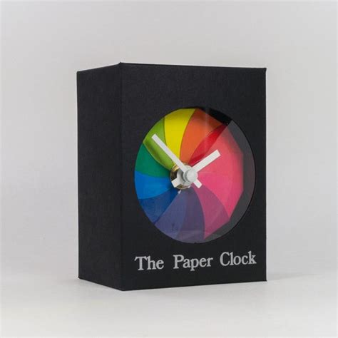 Paper Clock Etsy