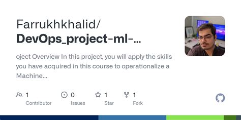 Github Farrukhkhalid Devops Project Ml Microservice Kubernetes Oject Overview In This Project
