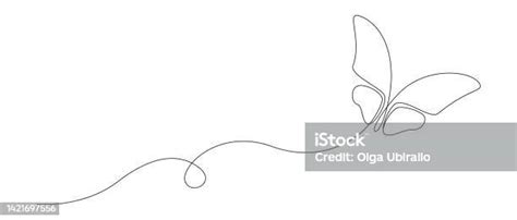 하나의 연속 선 그리기의 나비 웰빙 아름다움 또는 스파 살롱 로고와 간단한 선형 스타일의 분배기 개념을위한 아름다운 비행 나방 편집 가능한 스트로크 낙서 벡터 일러스트 레이