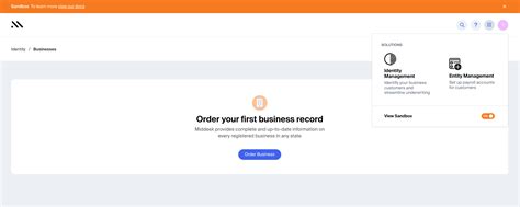 Using The Sandbox Environment