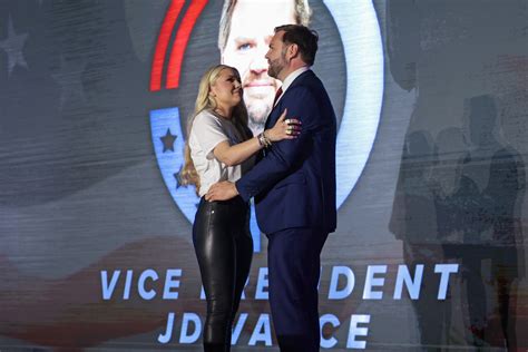 Donald Trump And Erika Kirk Share A Kiss During Swearing In Ceremony At