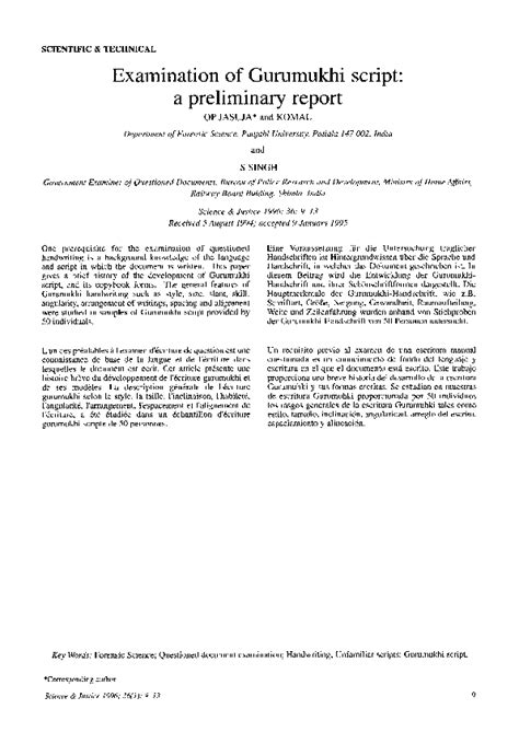 Pdf Gurumukhi Script