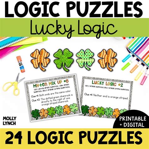 Problem Solving Lucky Logic {logic Puzzles} Shop Lucky Learning With Molly Lynch