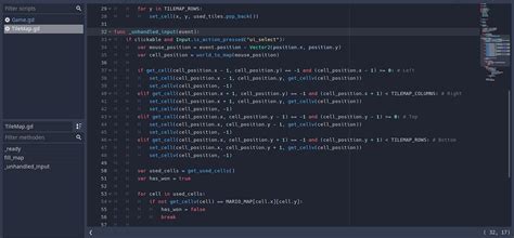 Unhandledinput In Tilemap Is Not Handling Events Programming Godot Forum
