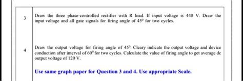 Solved Course Name Power Electronics Draw The Three Phase Controlled