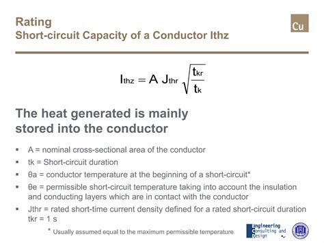 Cable Sizing To Withstand Short Circuit Current Pdf Physics Science