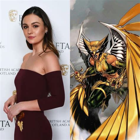 Sophie Skelton As Shayera Thal Aka Hawkwoman For The Dcu Rfancast