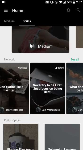 Horizontal Scrolling In Mobile Ux Planet 웹디자인