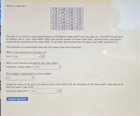 Solved Here Is A Data Set Construct A Grouped Frequency Chegg