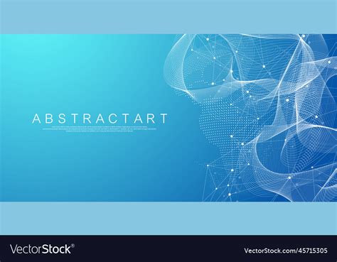 Global Network Connection Concept Big Data Vector Image