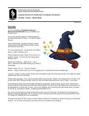 CSc 35 Fall 2022 Project Wizard Battle Pdf California State