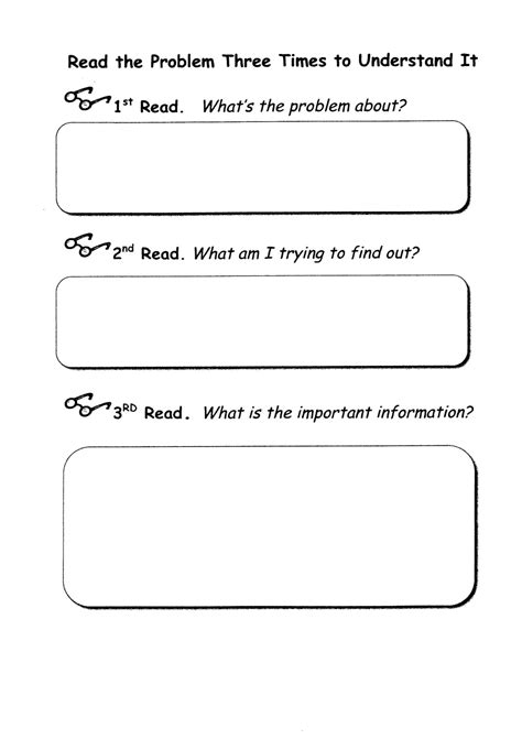 3 Reads Math Strategy