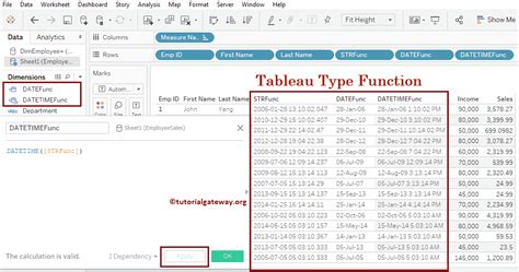 Datediff Function In Tableau Calculating The Difference