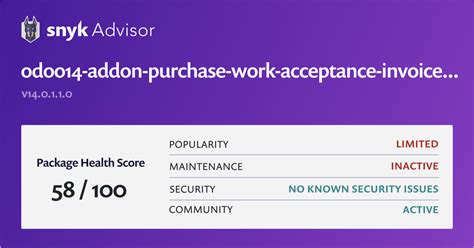 Odoo14 Addon Purchase Work Acceptance Invoice Plan Python Package Snyk