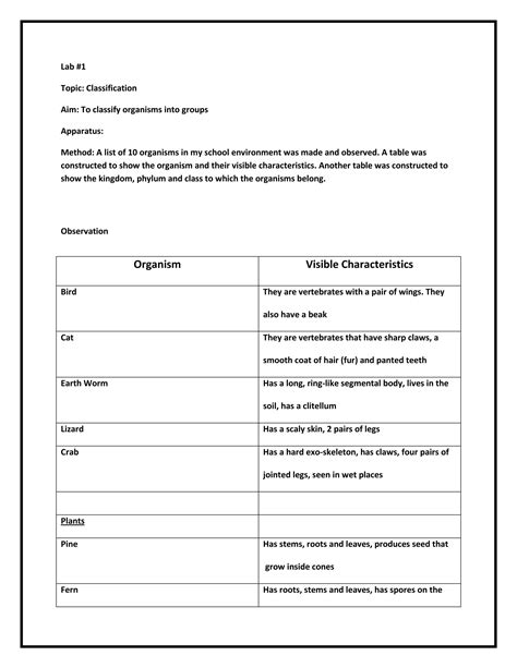 Biology Sba Lab Docx