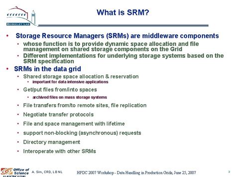 Srm Interface Specification And Interoperability Testing Alex Sim