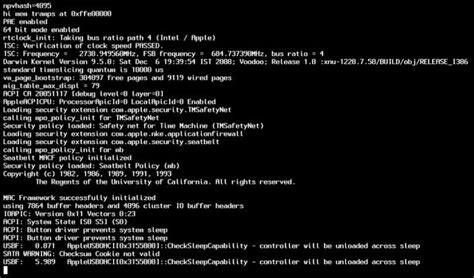 Booting To And Managing Verbose Mode In Os X Cnet
