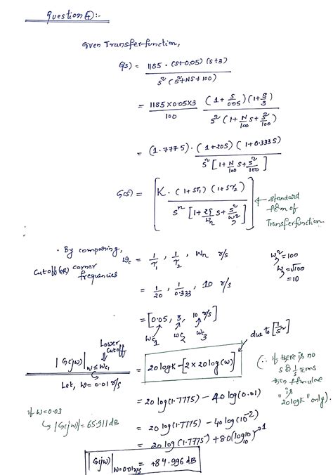 Solved Please Show How To Get His Bode Magnitude Plot Step By Step Course Hero