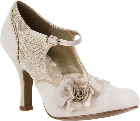 Ruby Shoo Emily Cream Fashion Clicks