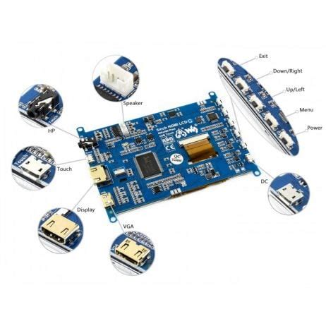 Buy Waveshare Inch Resistive HDMI LCD Display G X Online At Robu In