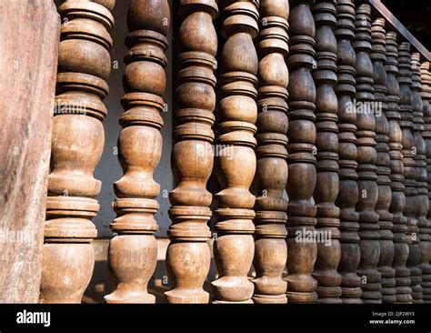 Traditional Wood Carvings Of Embekka Devalaya Embekka Devalaya Was