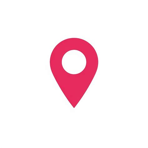 A Red Location Pin Commonly Used In Maps And Navigation Apps Premium Ai Generated Vector