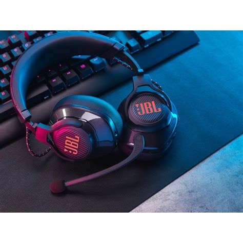 JBL Quantum 600 Draadloos RGB Gaming Headset Zwart Pc Mac