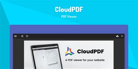 Cloudpdf Pdf Viewer Made With Reactjs