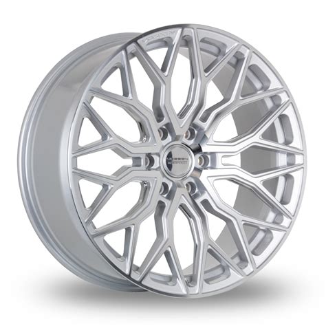Vossen Hf6 3 Silver Polished 22 Alloy Wheels Wheelbase