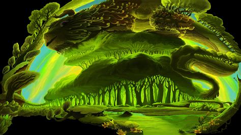 地藏造之探险 神秘的绿色森林桌面壁纸高清大图预览1920x1080 其他壁纸下载 墨鱼部落格