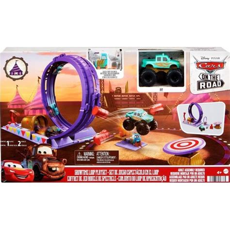 Mattel Disney And Pixar Cars On The Road Showtime Loop Playset With Ivy