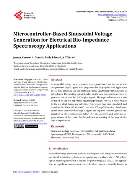 Pdf Microcontroller Based Sinusoidal Voltage Generation For
