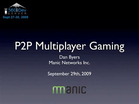 P2p Multiplayer Gaming Pdf Computer Networking Computing