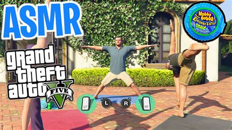 Asmr Gaming 😴 Gta 5 Story Mode Part 19 Relaxing Gum Chewing 🎮🎧