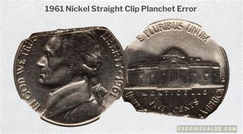 1961 Nickel Value Varieties And Error List