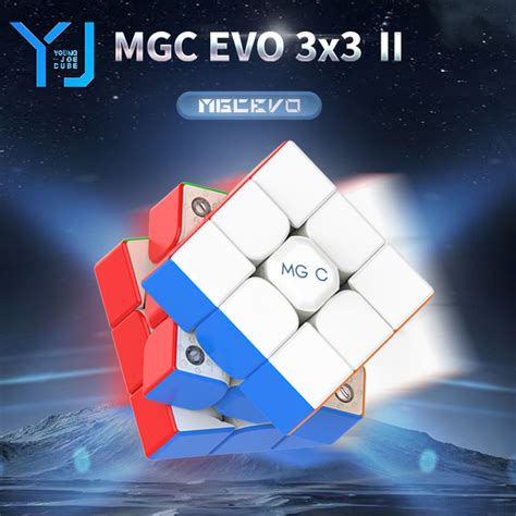 Yj Yongjun Mgc Evo Ⅱ 3×3×3 Magnetic Magic Cube 3x3 Professional Cubing 3x3x3 Speed Puzzle