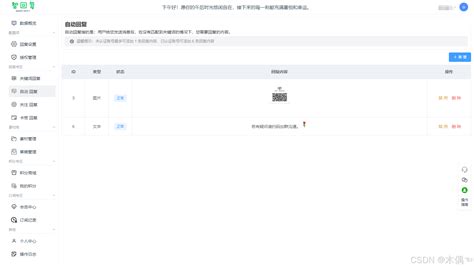 微信公众号设置关键词回复、自动回复、关注回复平台使用手册微信公众号自动回复 Csdn博客