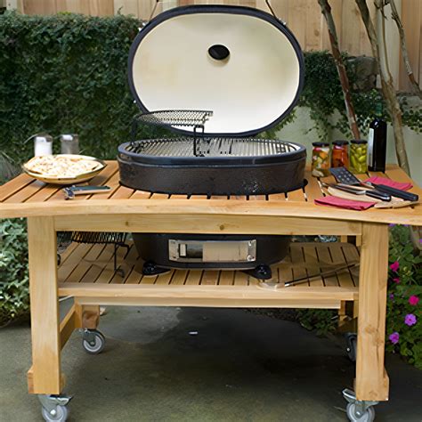 Primo Large Oval Ceramic Charcoal Kamado Grill — Modern Blaze