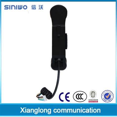Public Telephone Payphone Handsets Rj11 Military Intercom Phone Handset High Quality Public