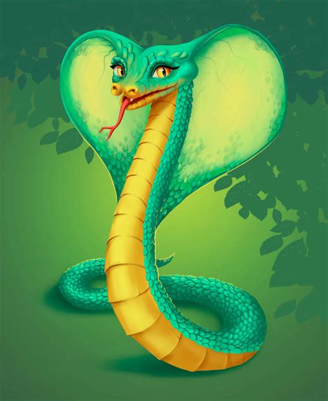 Download Cute Queen Cobra Snake Picture Wallpapers Com