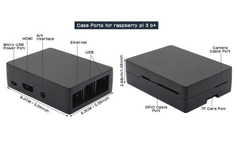 rees52 raspberry pi 3 b aluminum case with housing heat dissipation