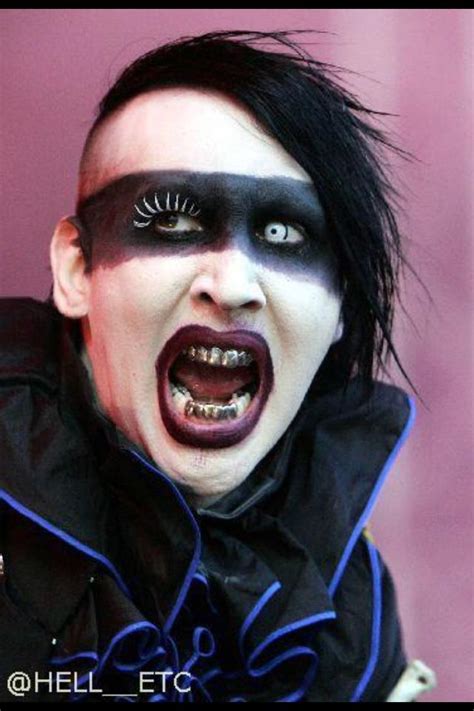 Marilyn Manson Black Teeth