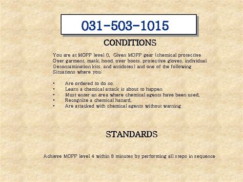 Nbc Ctt Tasks Presented By Tasks Implement Mopp