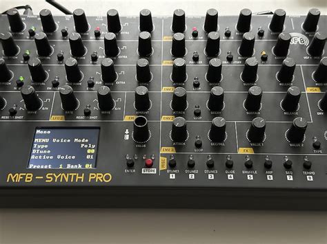 MFB SYNTH PRO Rare Polyphonic Analog Synthesizer Synthie Reverb